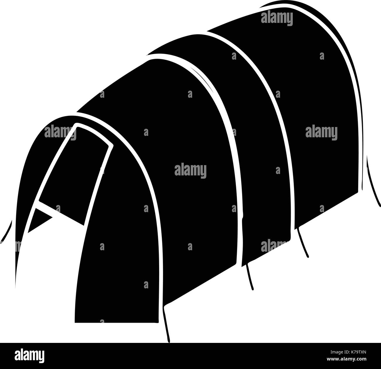 Long tent icon, simple style Stock Vector Image & Art - Alamy