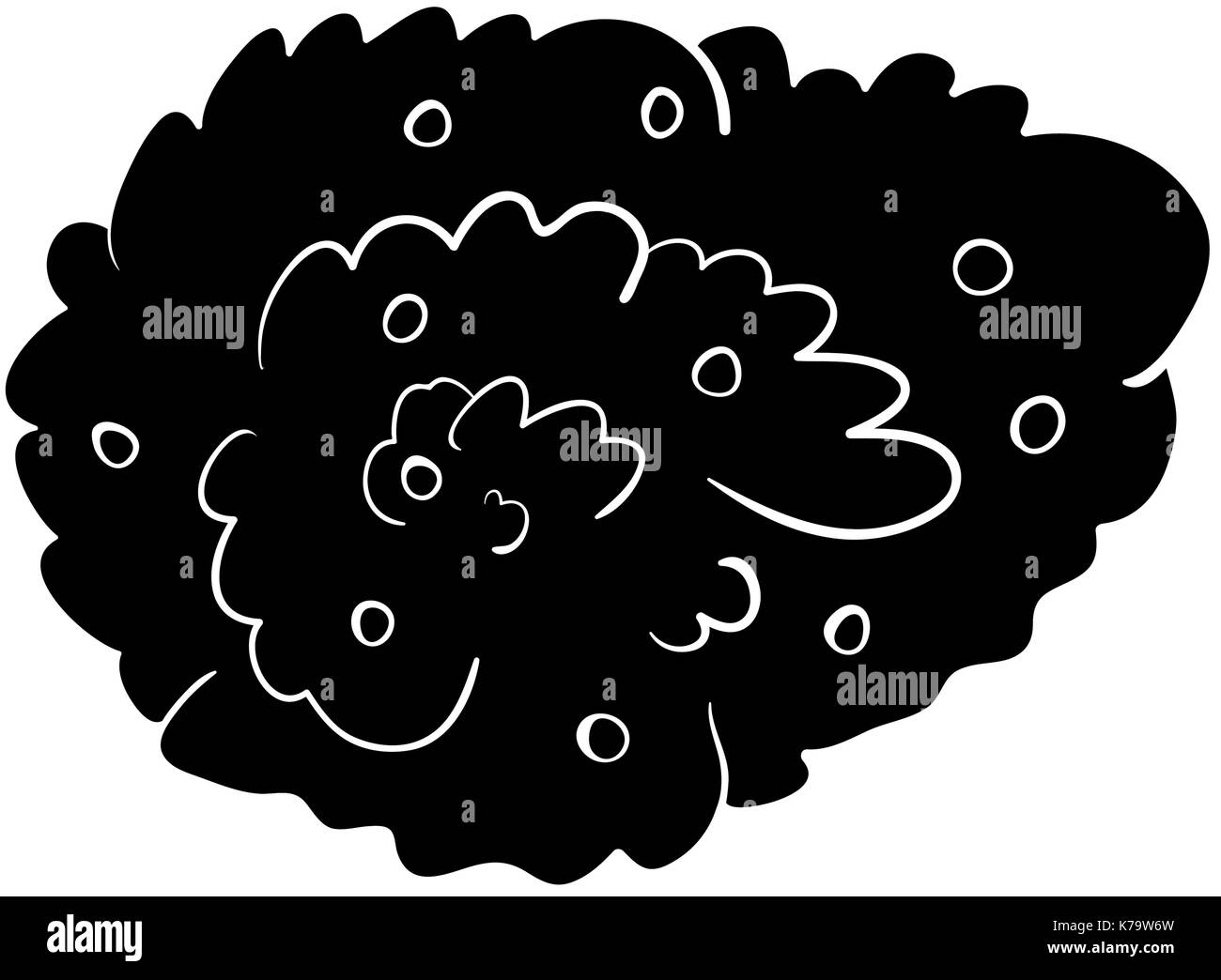 bush cartoon vector symbol icon design. Beautiful illustration isolated ...