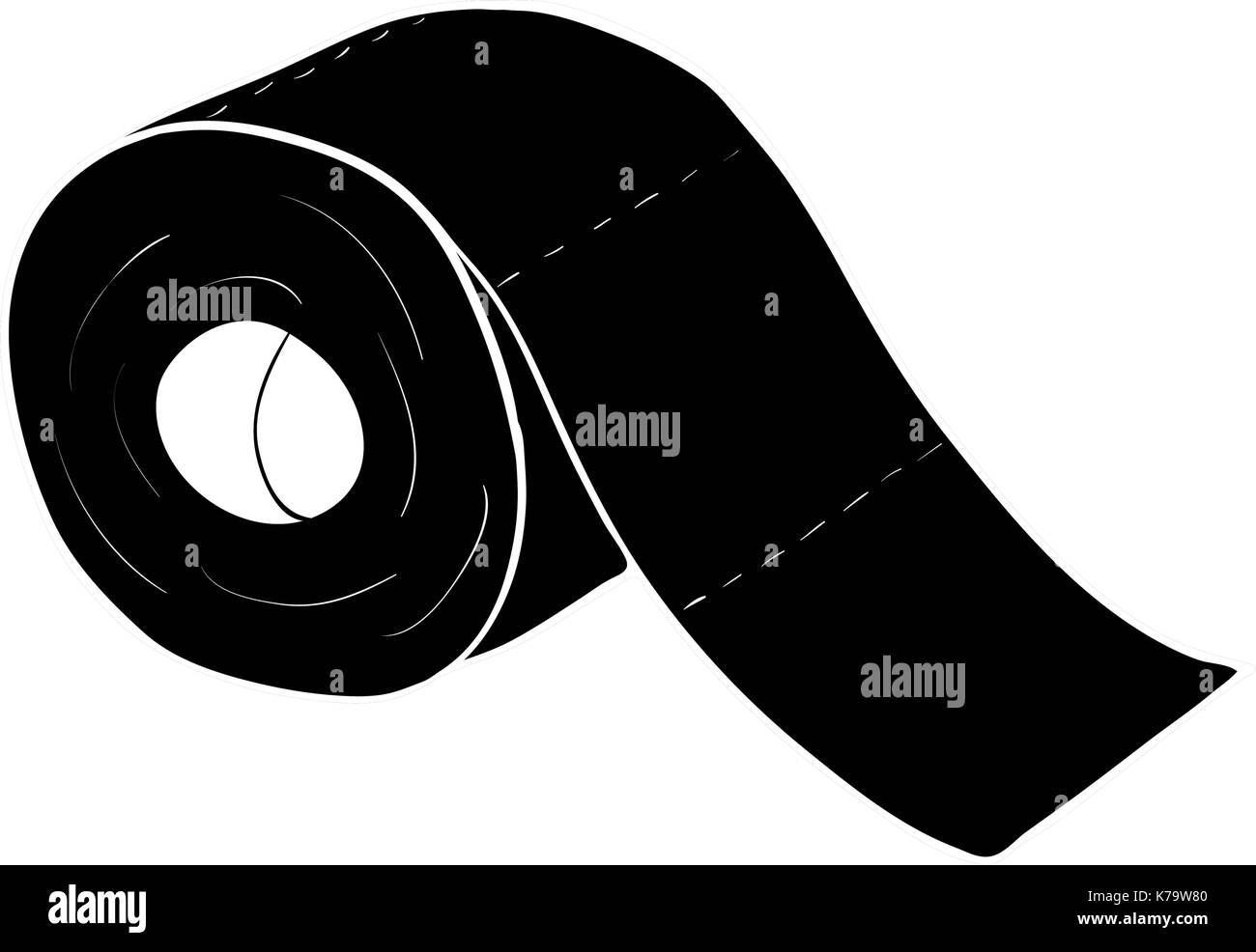 toilet paper rool vector symbol icon design. Beautiful illustration ...