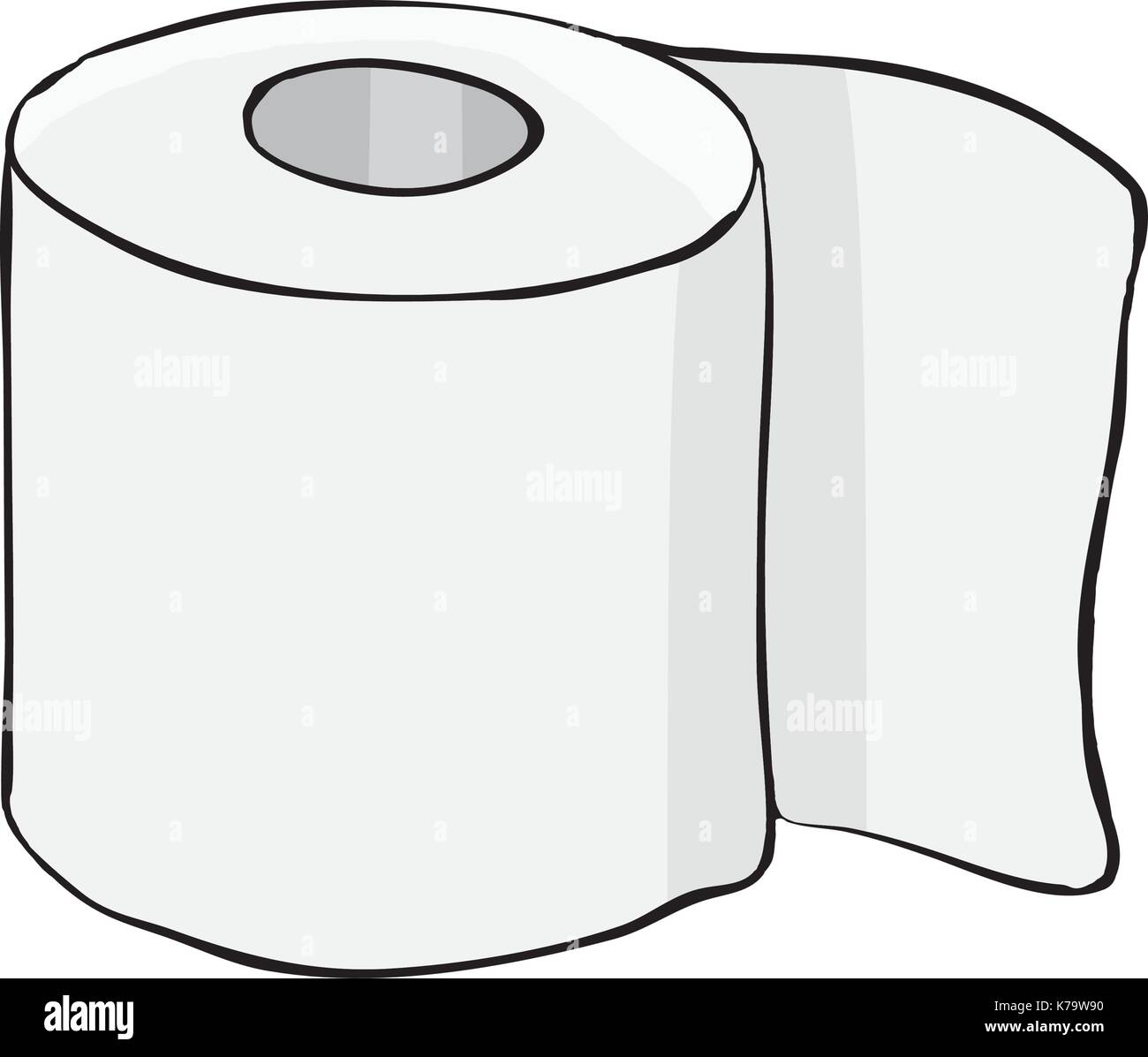 toilet paper rool vector symbol icon design. Beautiful illustration ...