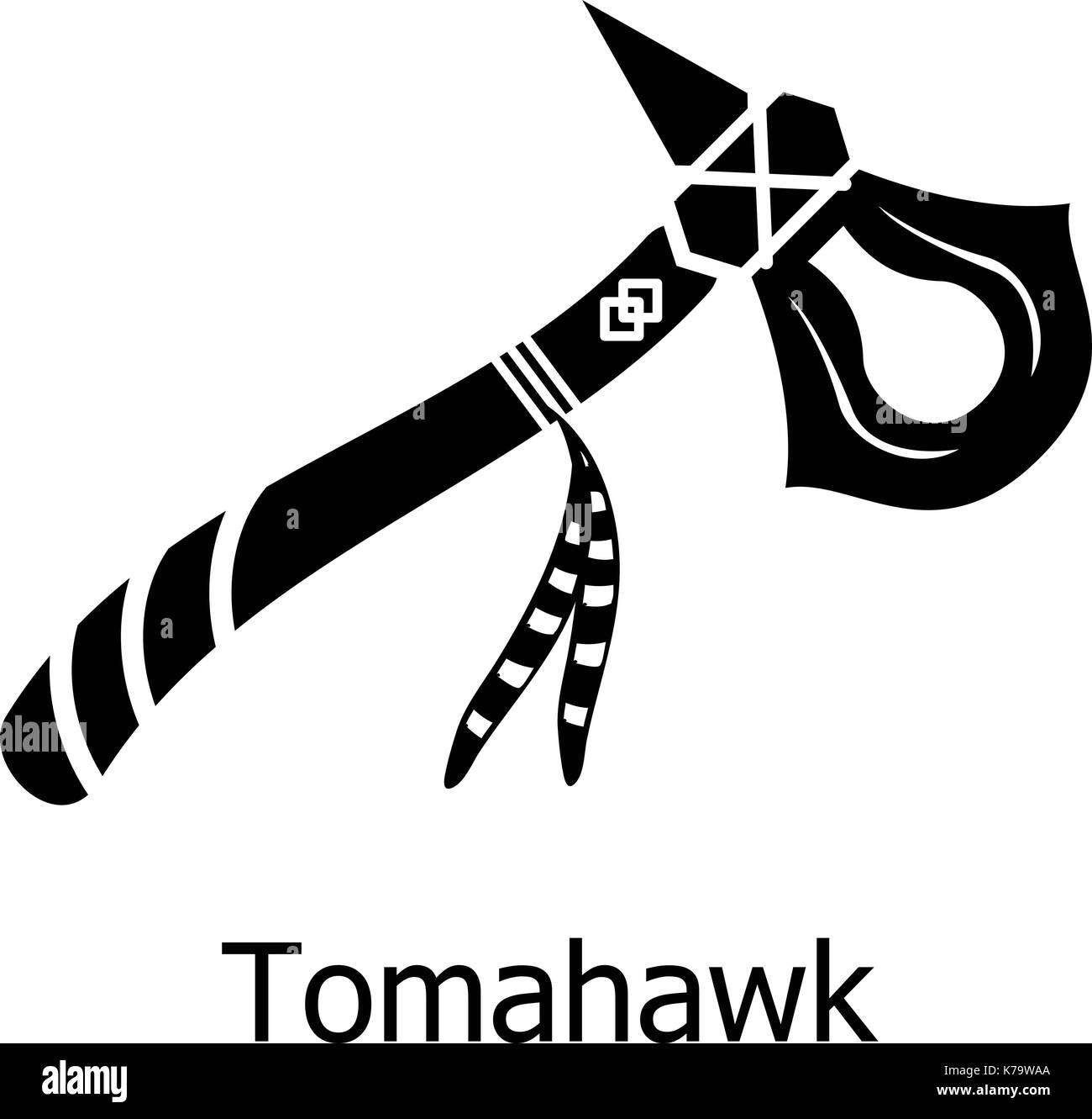 Tomahawk icon, simple black style Stock Vector Image & Art - Alamy