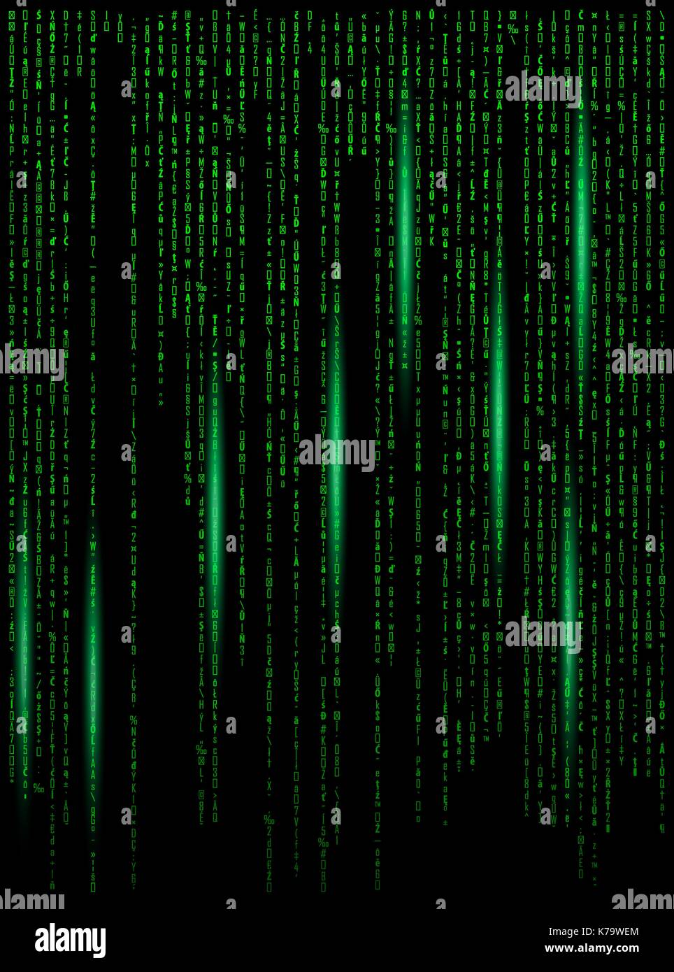 matrix digital background beautiful banner wallpaper design ...
