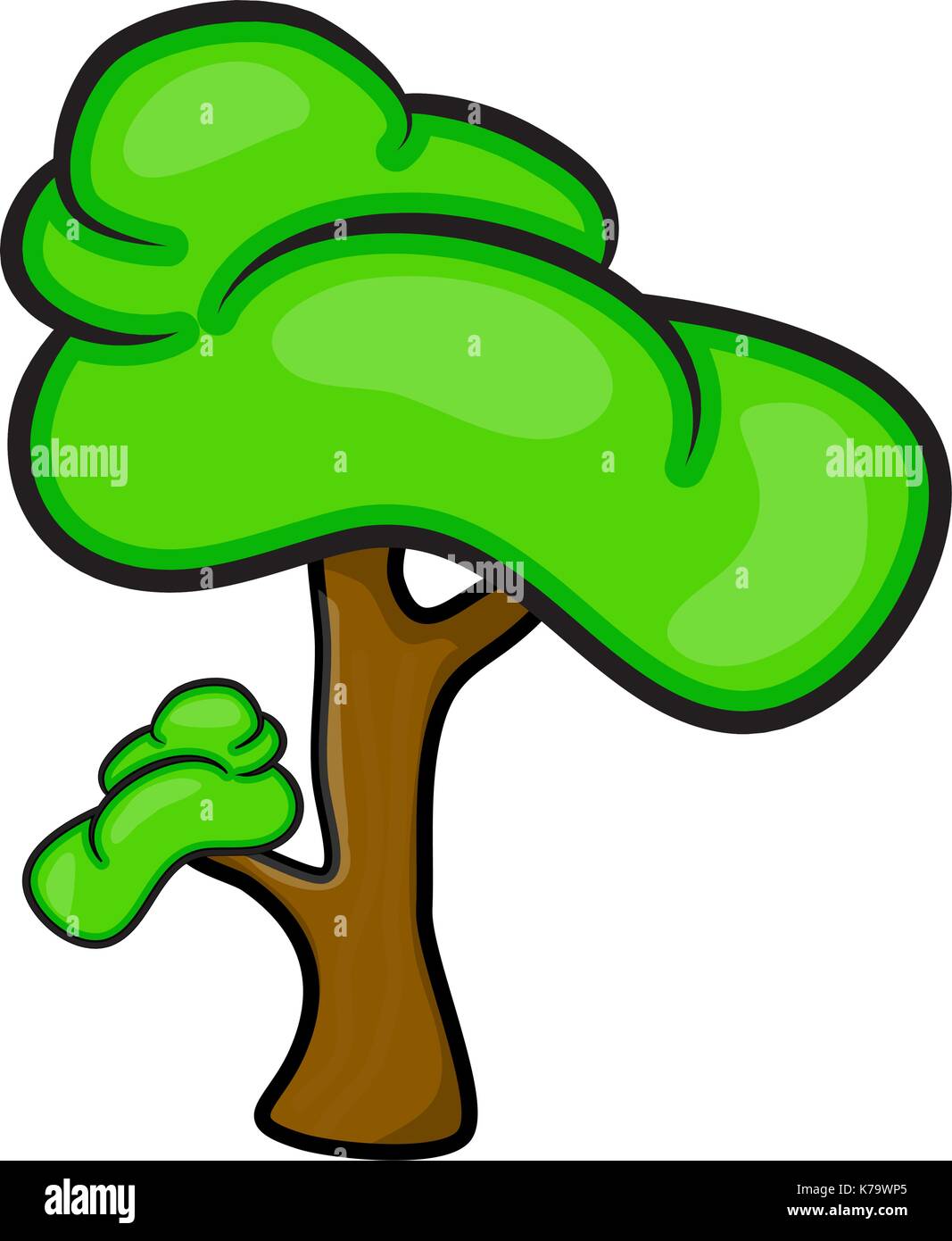 cartoon tree vector symbol icon design. Beautiful illustration isolated ...