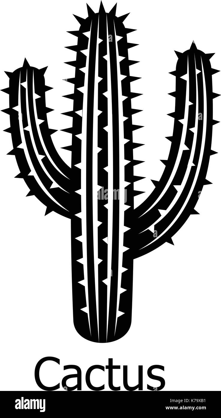 Cactus icon, simple black style Stock Vector Image & Art - Alamy