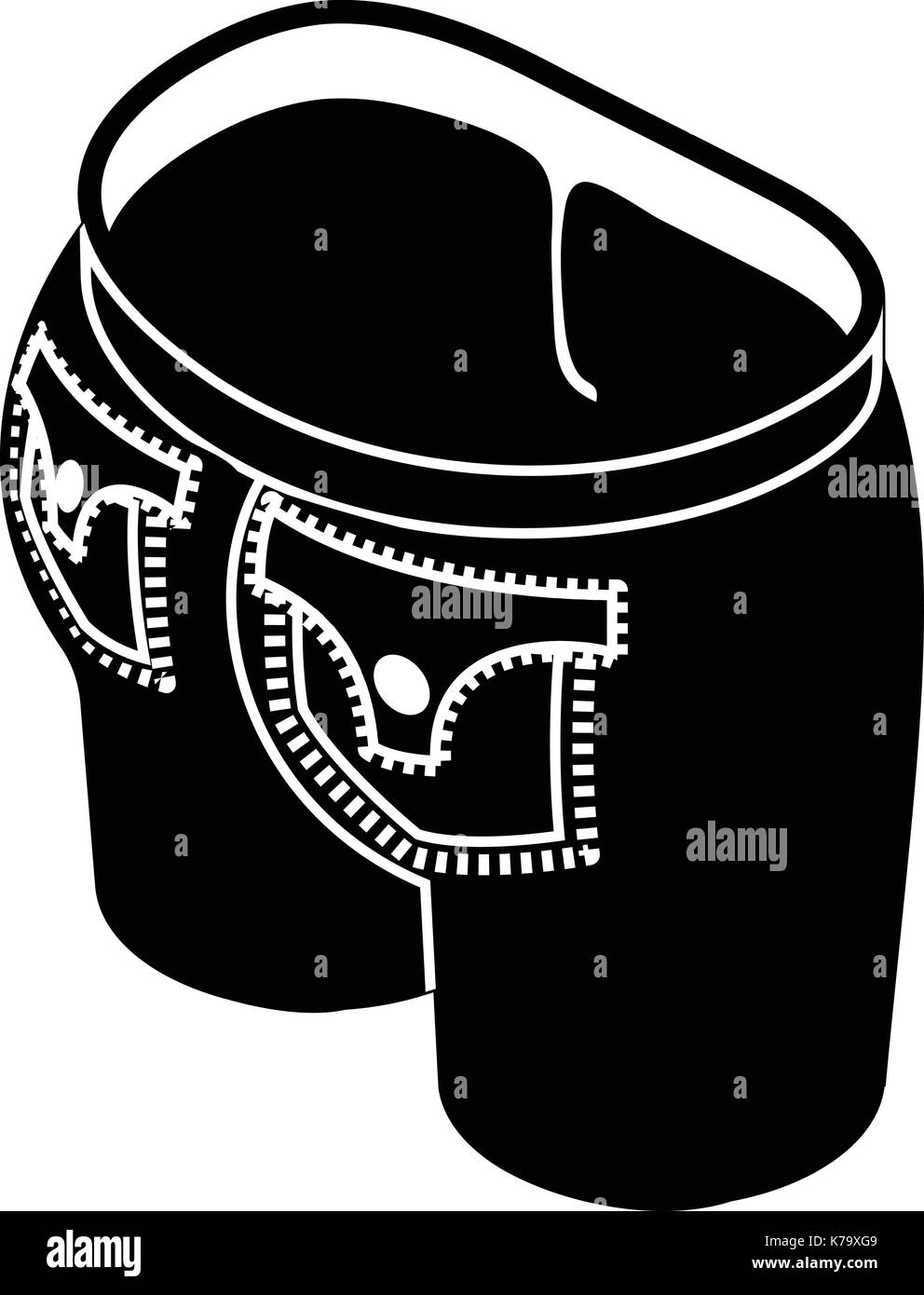 Jeans button icon, simple style Stock Vector Image & Art - Alamy