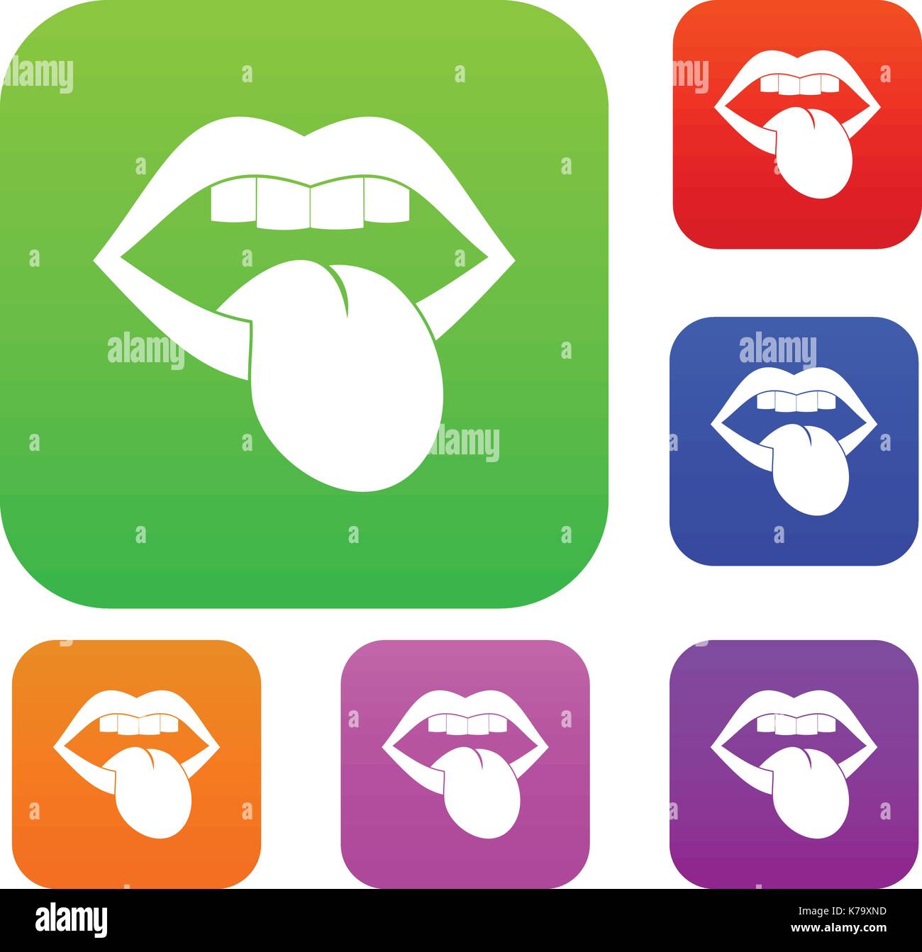 Rock emblem set color collection Stock Vector Image & Art - Alamy