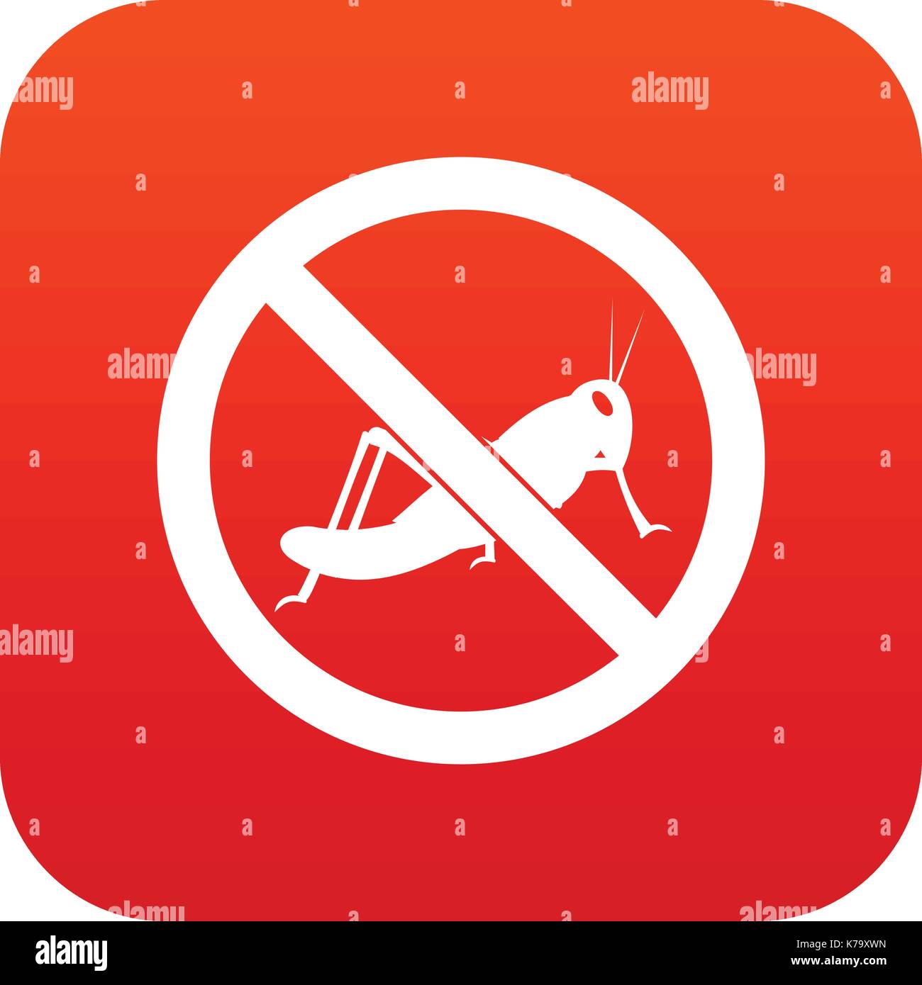 Red locust Stock Vector Images - Alamy