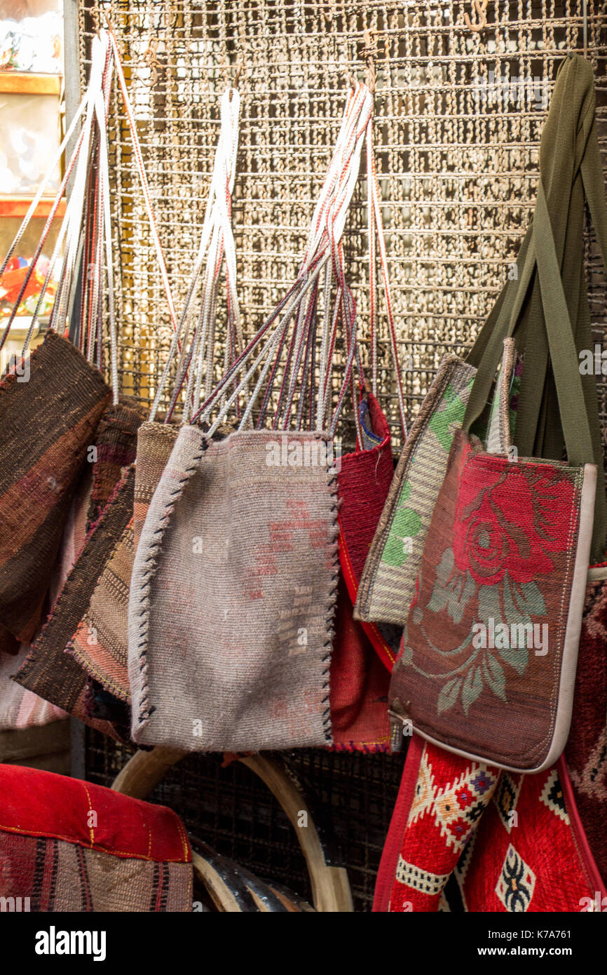 Traditional turkish handmade bags Stock Photo - Alamy