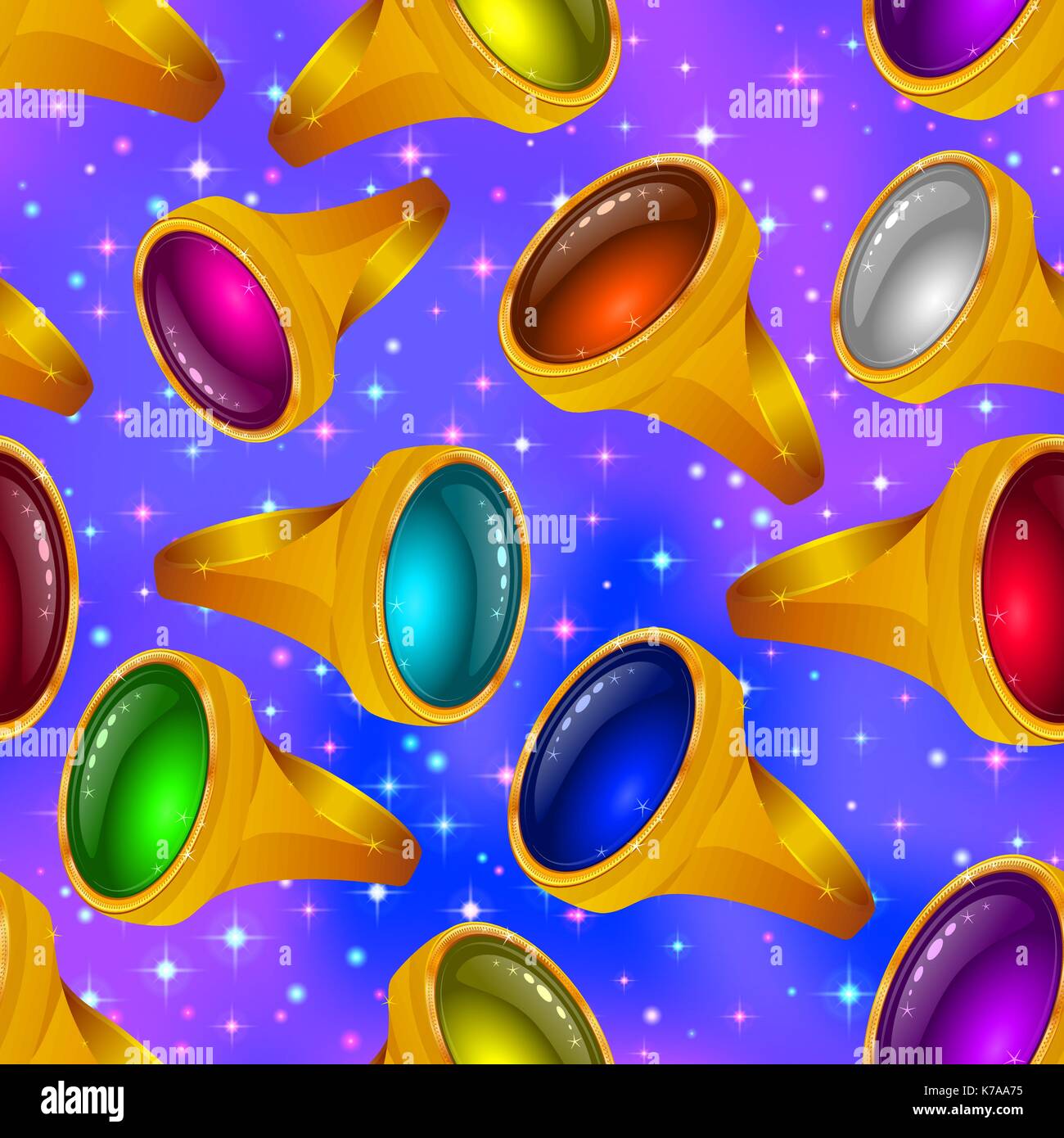 Ring with gems Stock Vector Images - Alamy