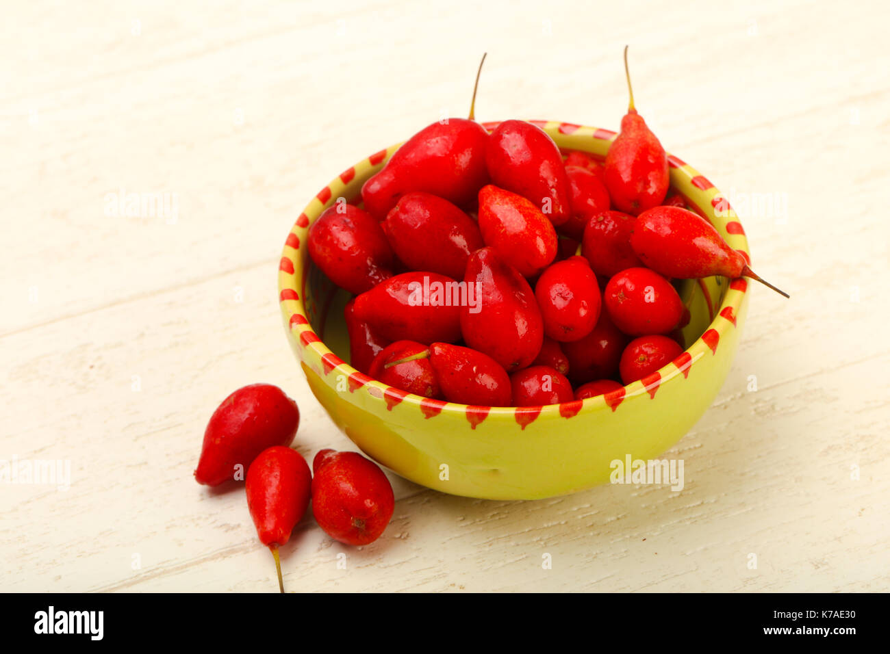 The cornel fruit Stock Photo - Alamy