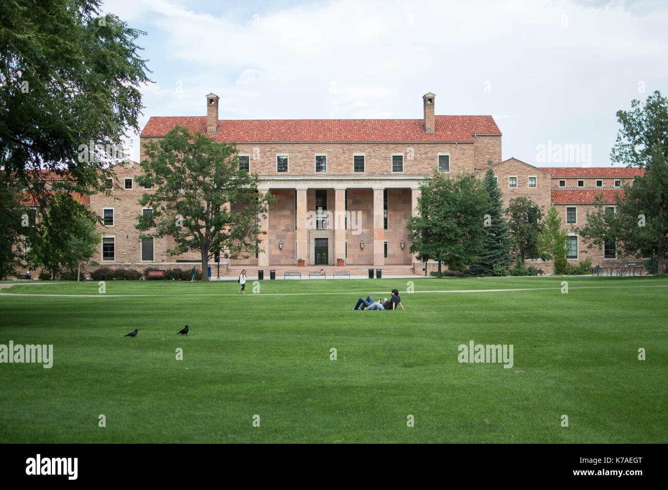 University of Colorado at Boulder campus Stock Photo - Alamy