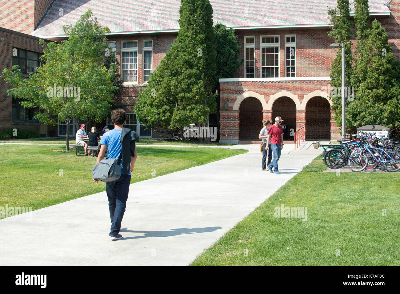 Campus of Montana State University at Bozeman Stock Photo - Alamy