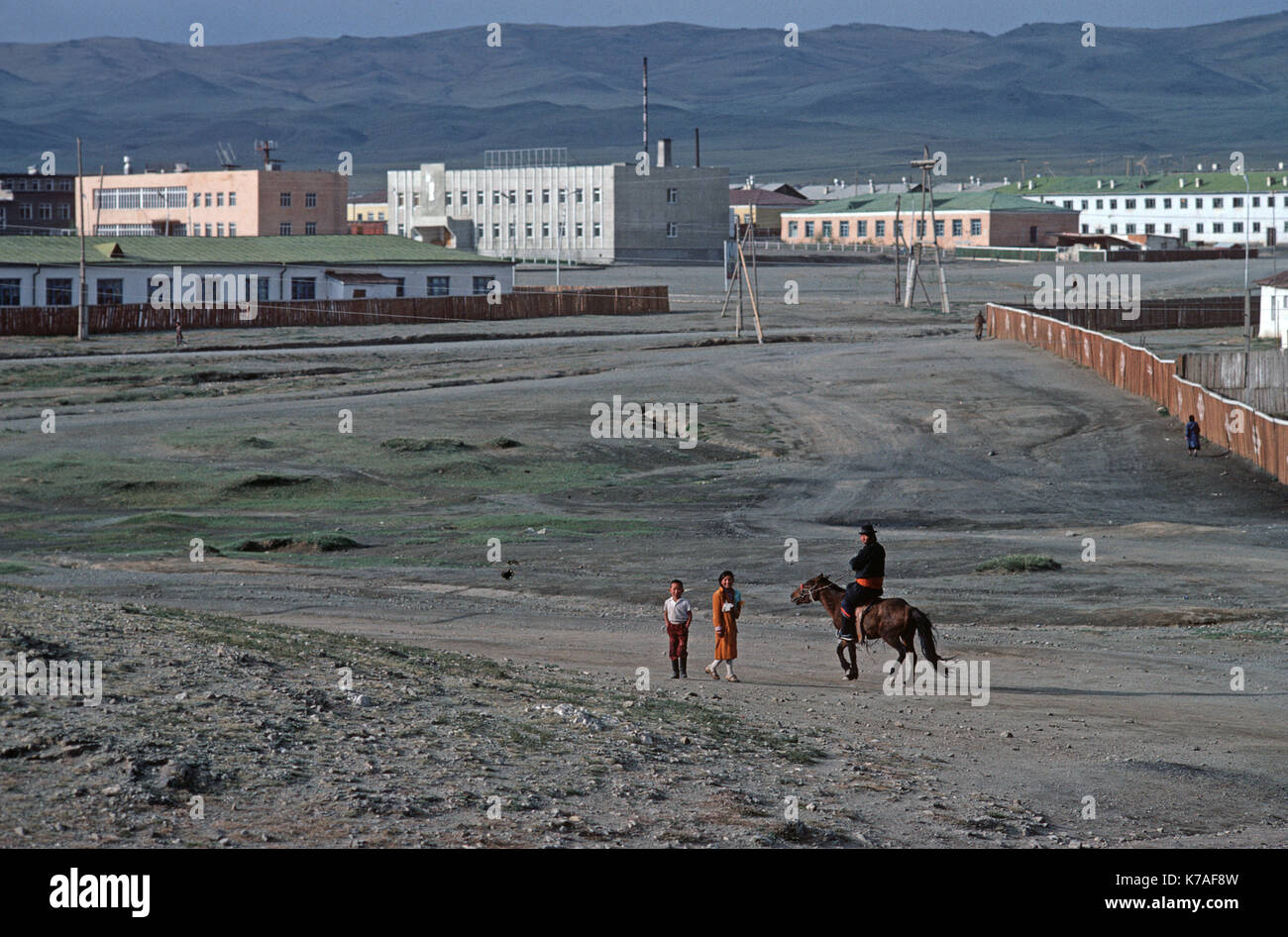 Gobi-Altai Province, Gobi-Altai town, Gobi Desert, Mongolia, Asia Stock ...