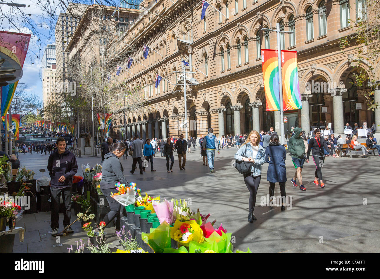 Vote Yes banners for marriage equality erected by City of Sydney in ...
