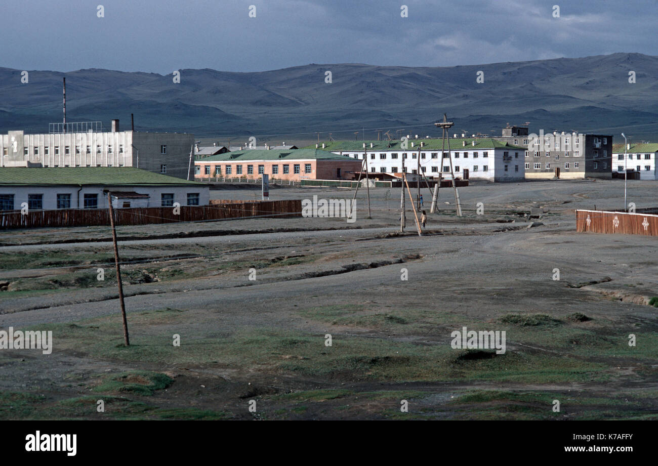 Gobi-Altai Province, Gobi-Altai town, Gobi Desert, Mongolia, Asia Stock ...