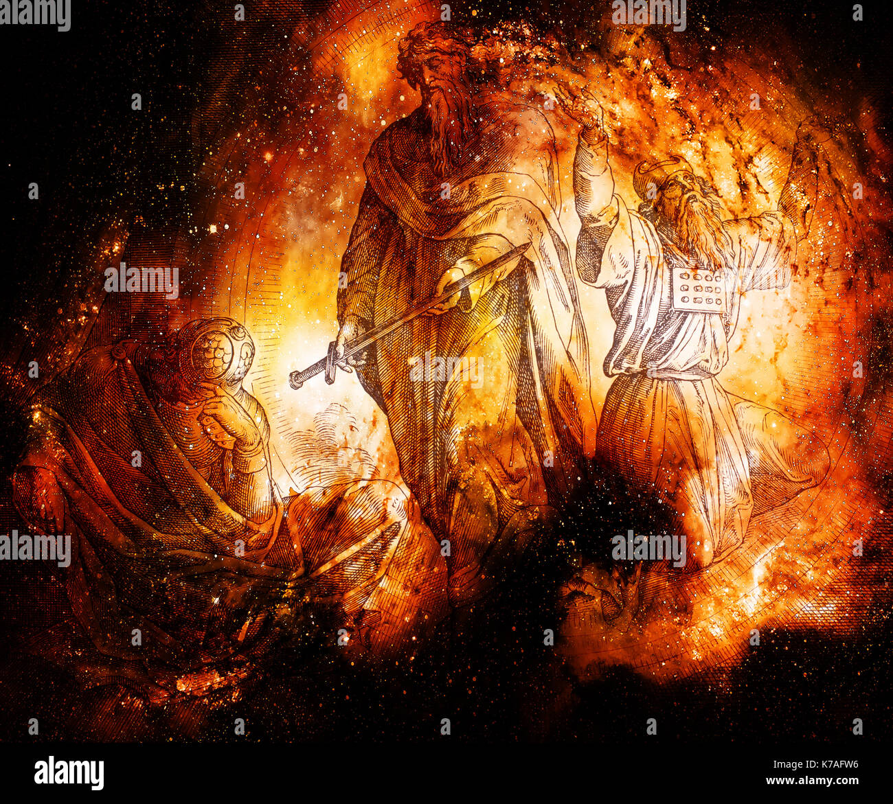 Vision from book of revelation hi-res stock photography and images - Alamy
