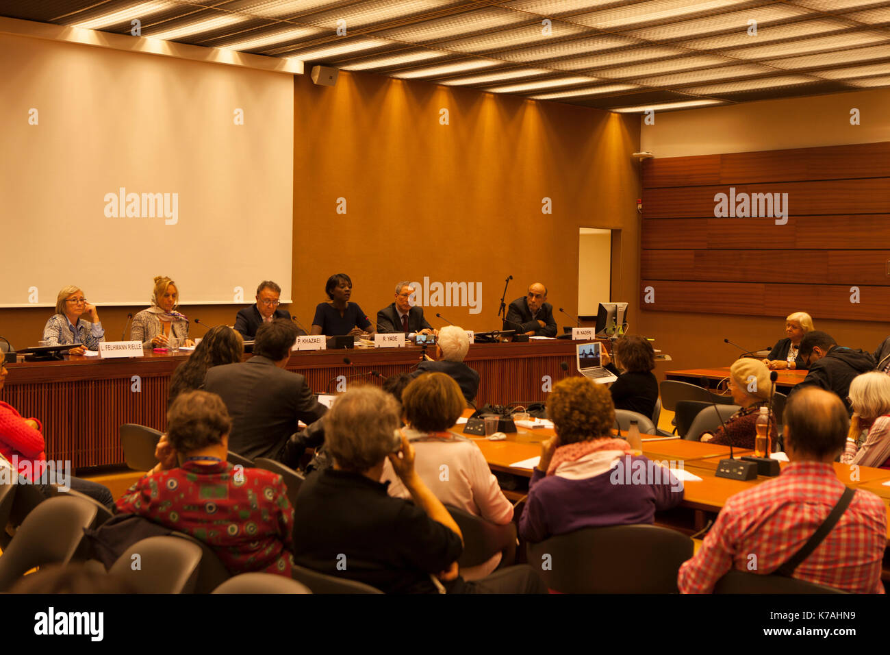 United Nations, Geneva, Switzerland. 14th Sep, 2017. Human Rights ...