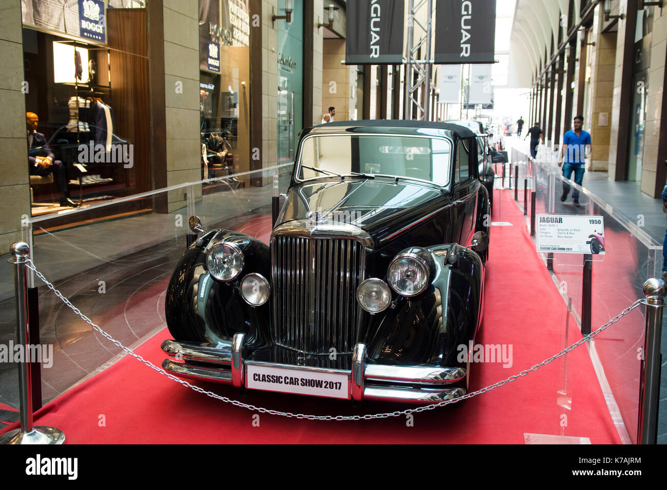 Beirut, Lebanon. 15th Sep, 2017. 1950 Jaguar Mark V on Display at the ...