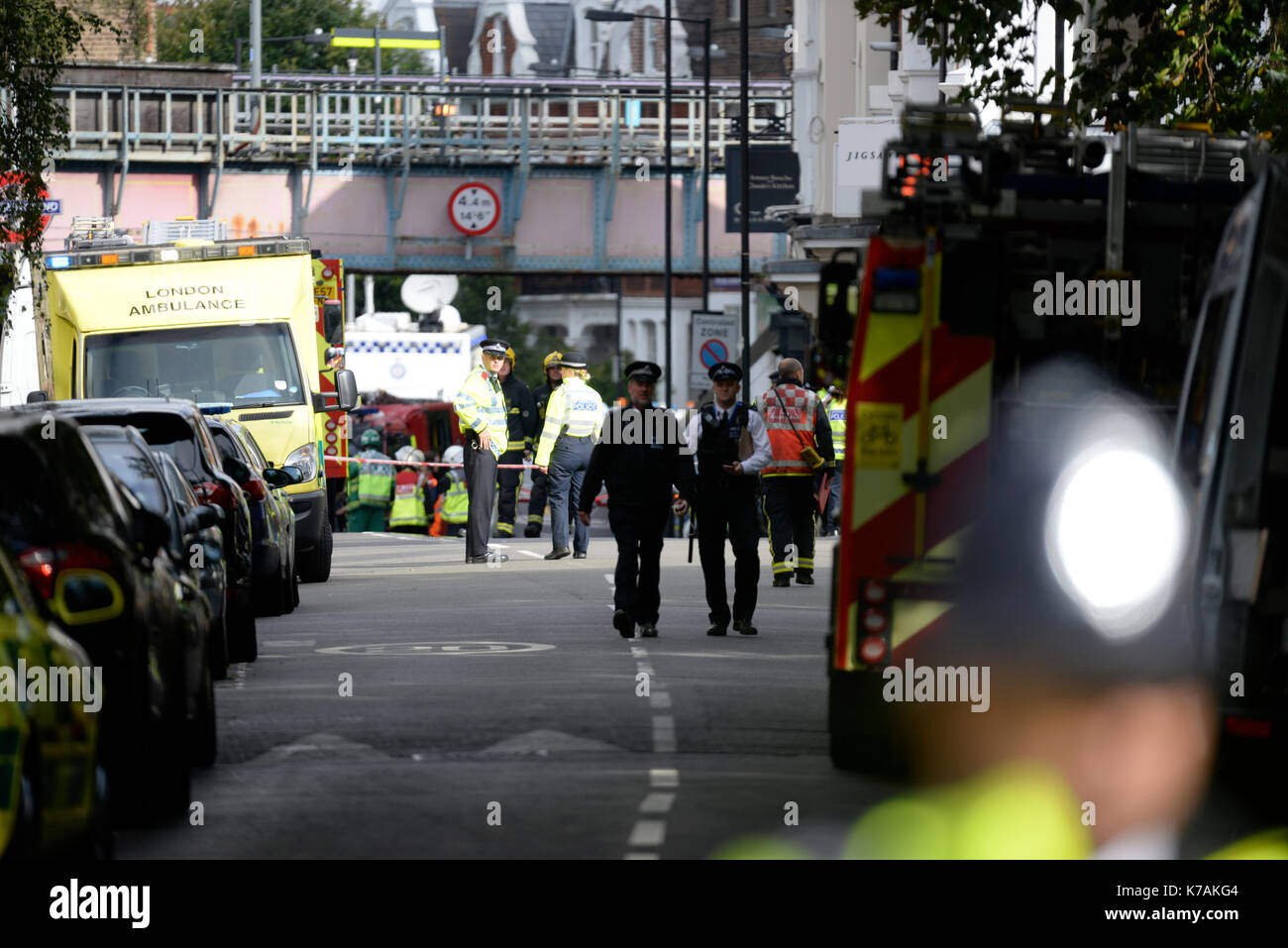 A terrorist bomb explosion has occurred at Parsons Green Underground ...