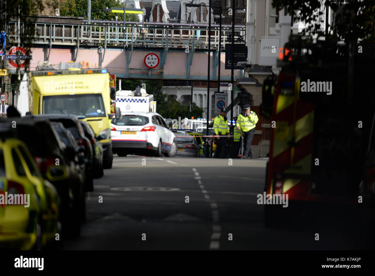 A terrorist bomb explosion has occurred at Parsons Green Underground ...
