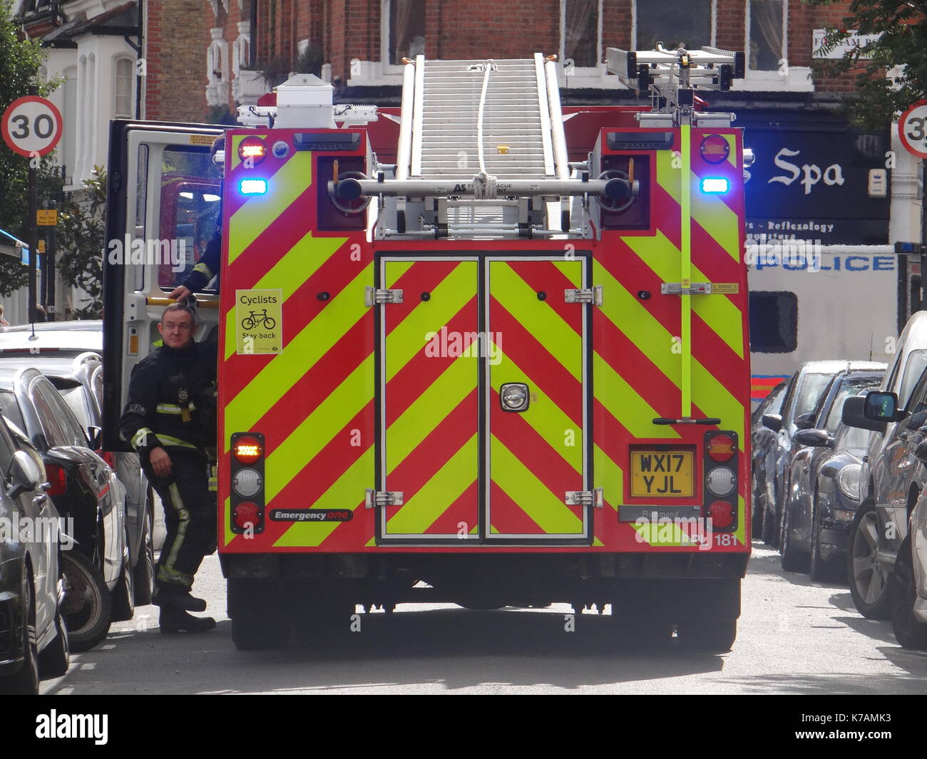 London, UK. 15th Sep, 2017. Aftermath of the explosion of the ...