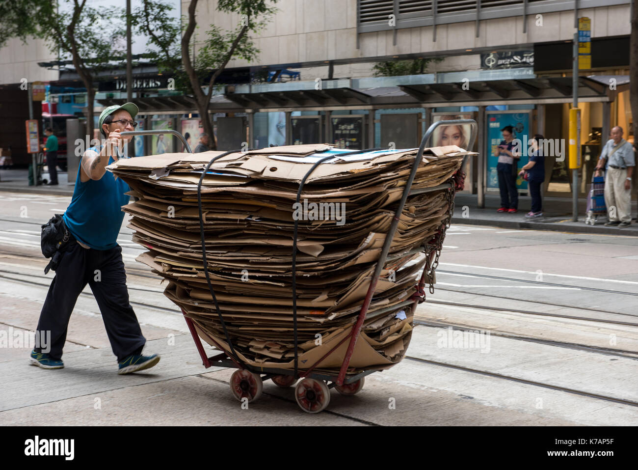 Cardboard recyling waste hi-res stock photography and images - Alamy