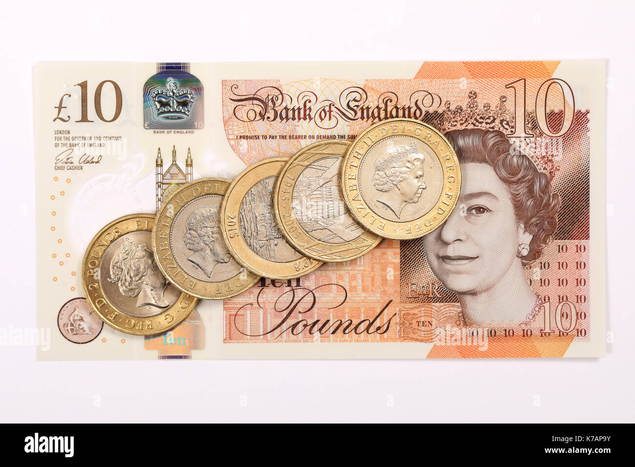 UK. 15th Sep, 2017. The new polymer ten, £10 pound note released into ...