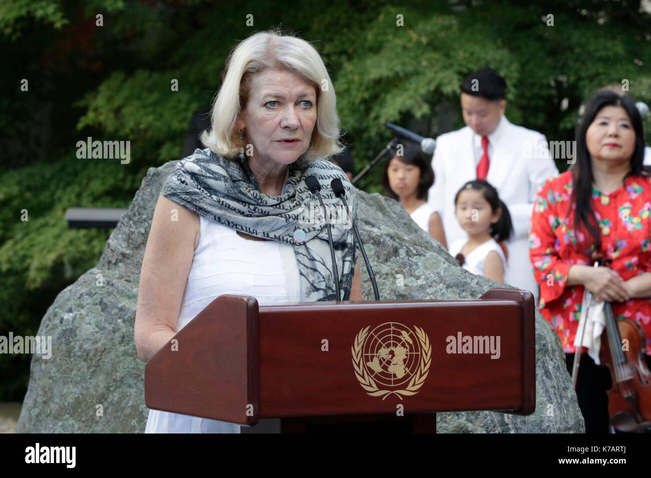 United Nations, New York, USA, September 15 2017 - Alison Smale, Under ...