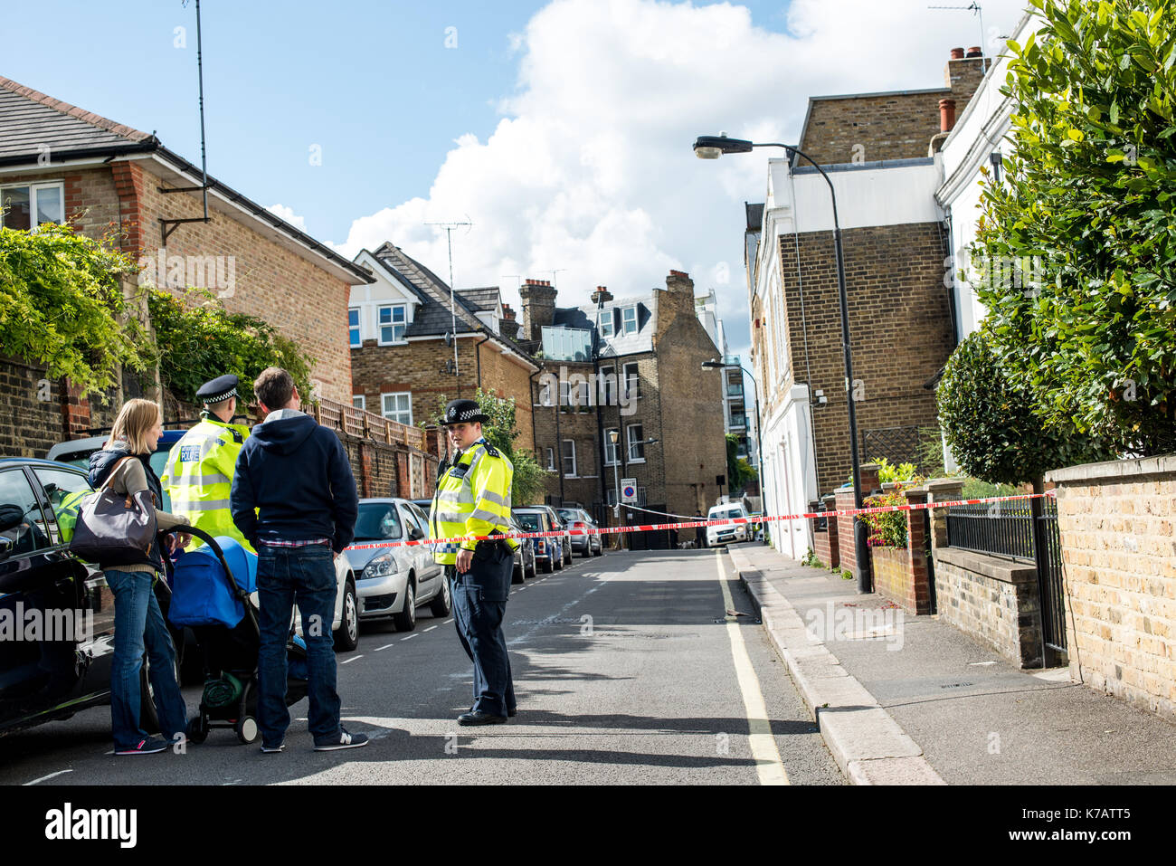 Police tube london train hi-res stock photography and images - Alamy