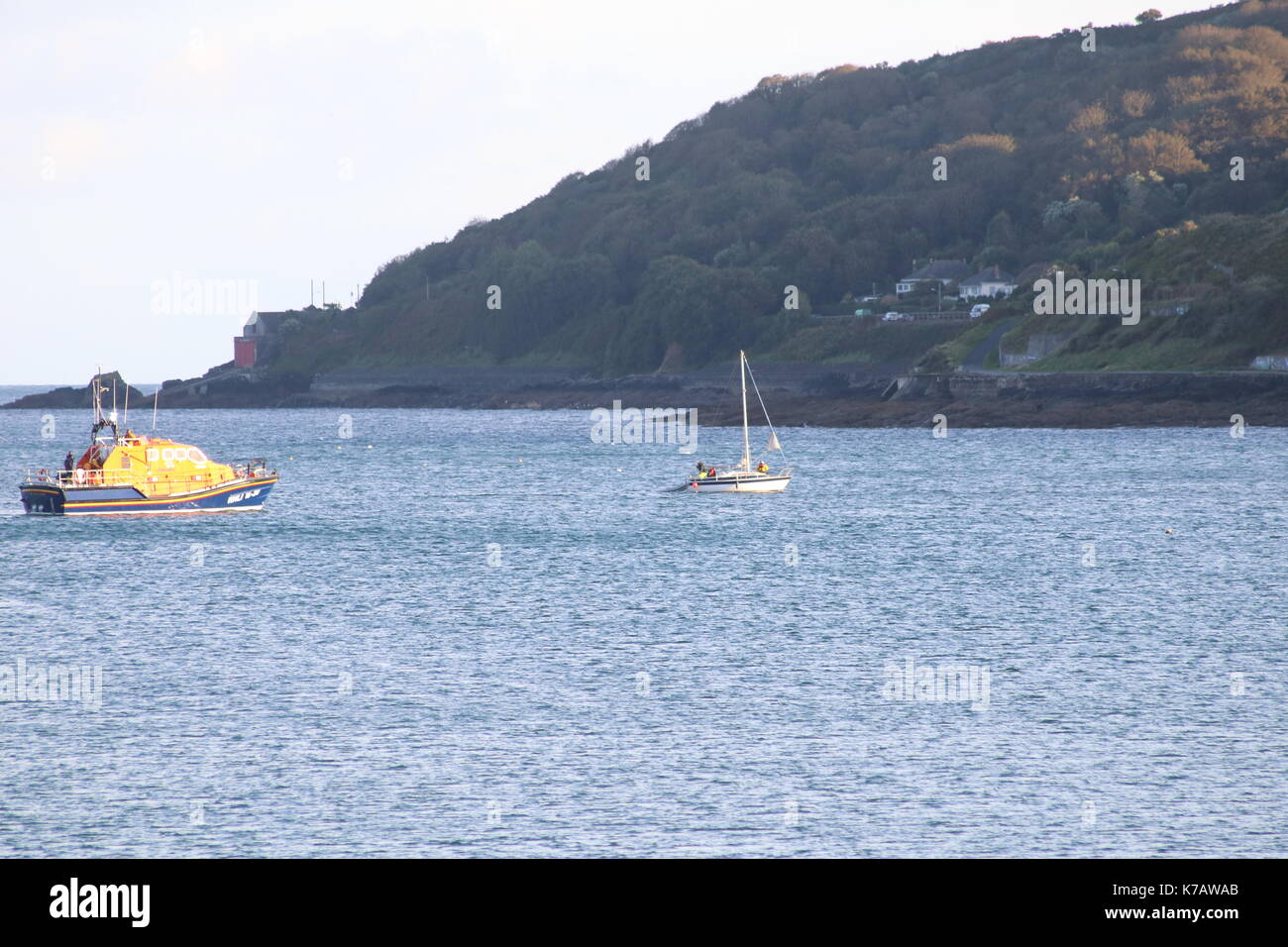 Newlyn Harbour, Mounts Bay, Penzance, Cornwall. UK. 15th Sep, 2017 ...