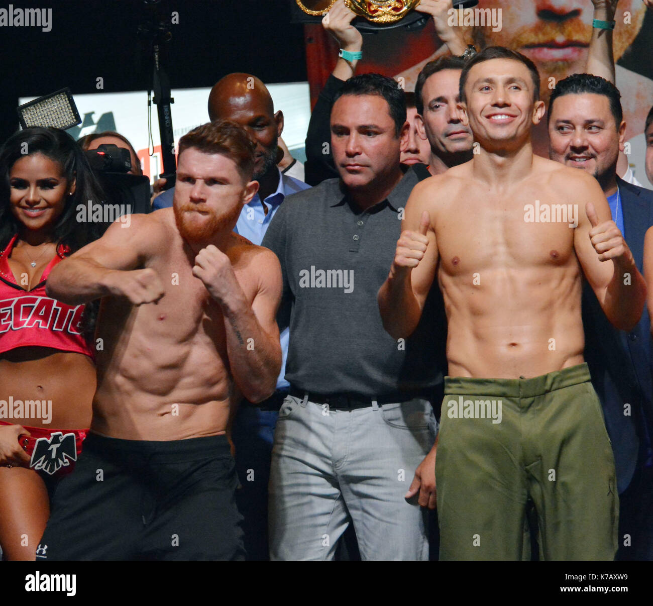 Las Vegas, Nevada, USA. 15th Sep, 2017. WBA, WBO, IBF and IBO Unified ...