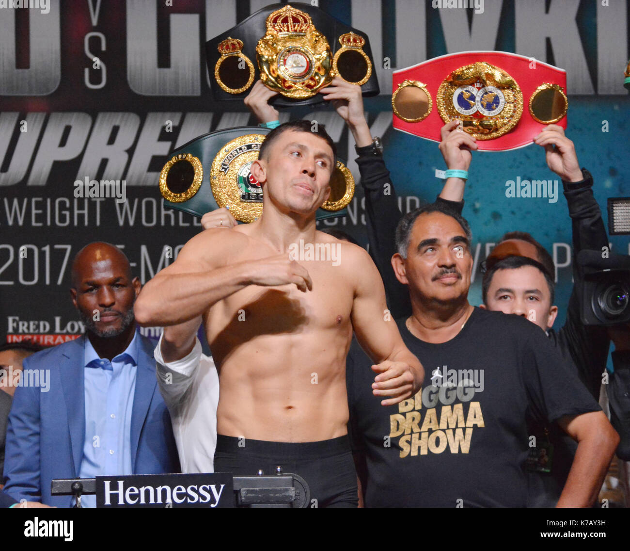 Las Vegas, Nevada, USA. 15th Sep, 2017. WBA, WBO, IBF and IBO Unified ...