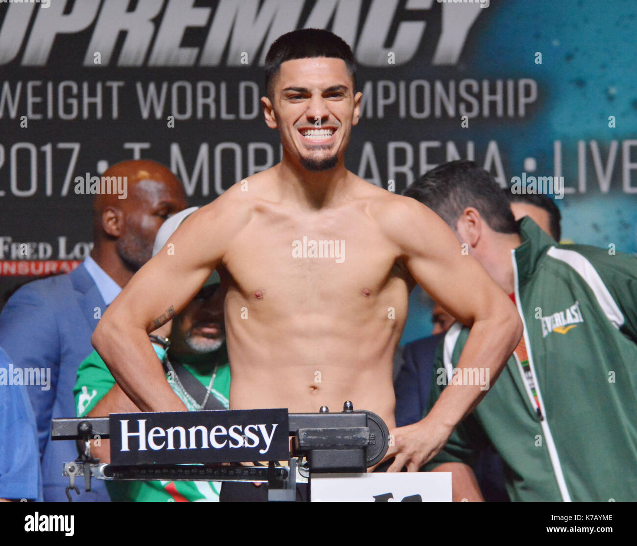 Las Vegas, Nevada, USA. 15th Sep, 2017. NABF Super Bantamweight ...