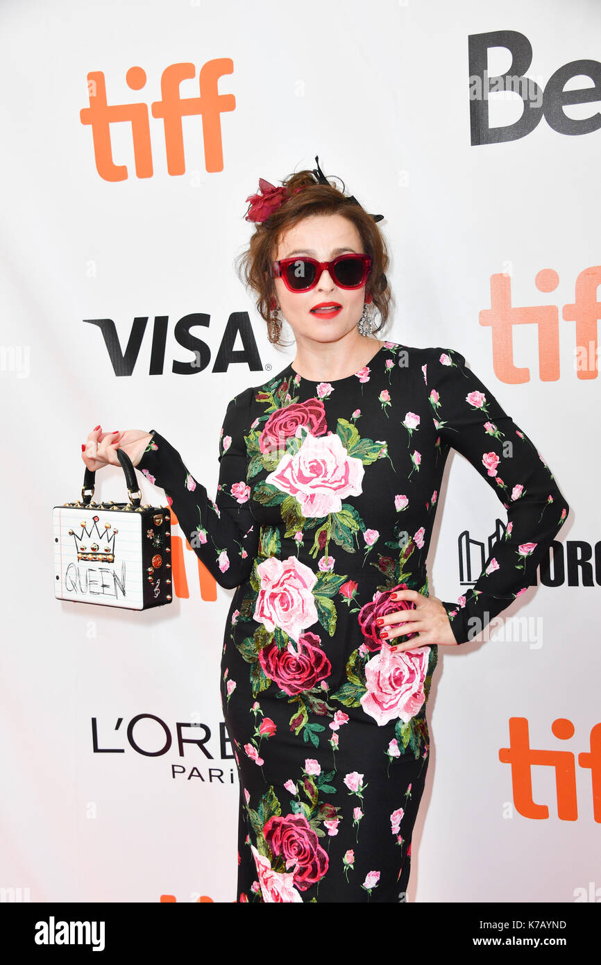 Toronto, Ontario, Canada. 15th Sep, 2017. Actress HELENA BONHAM CARTER ...