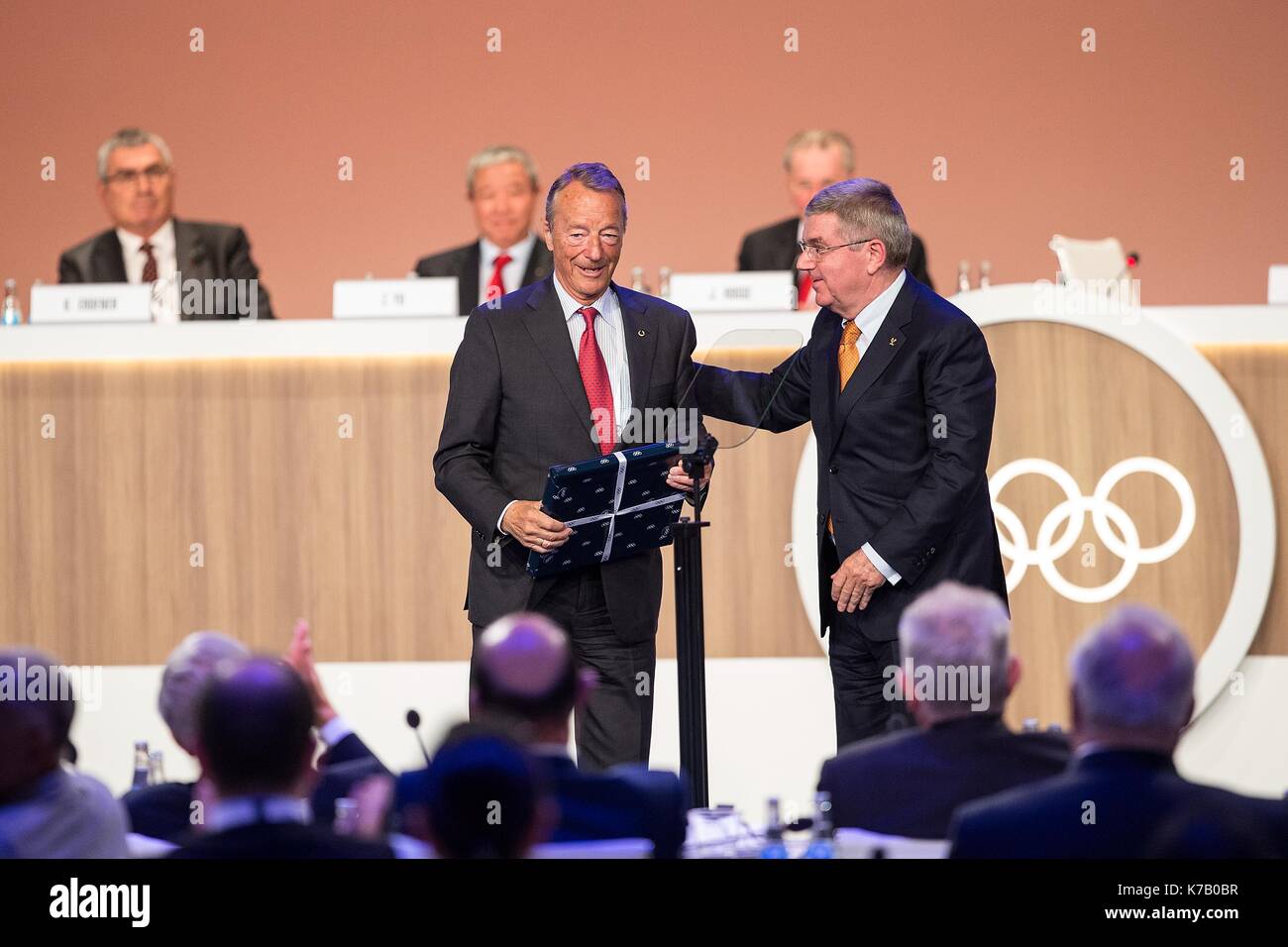 Lima, Peru. 15th Sep, 2017. International Olympic Committee (IOC ...