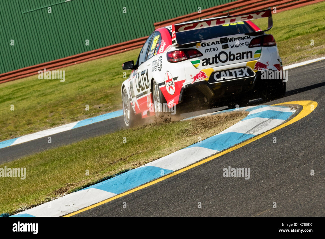 MELBOURNE, AUSTRALIA - 16 SEPTEMBER: Craig Lowndes 888 driving for ...