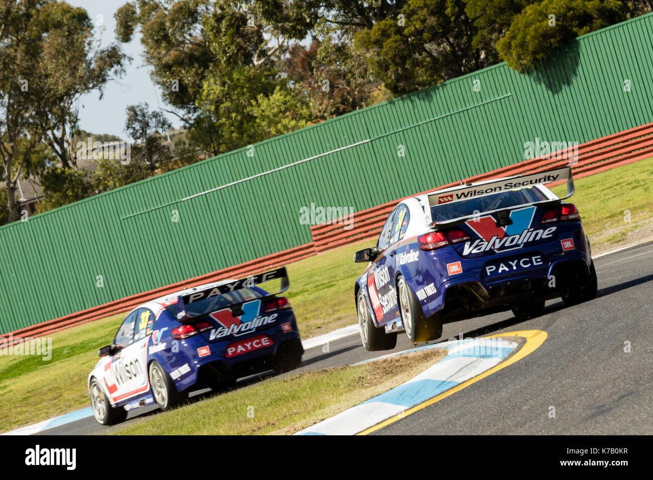 MELBOURNE, AUSTRALIA - 16 SEPTEMBER: James Moffat 34 driving for Wilson ...