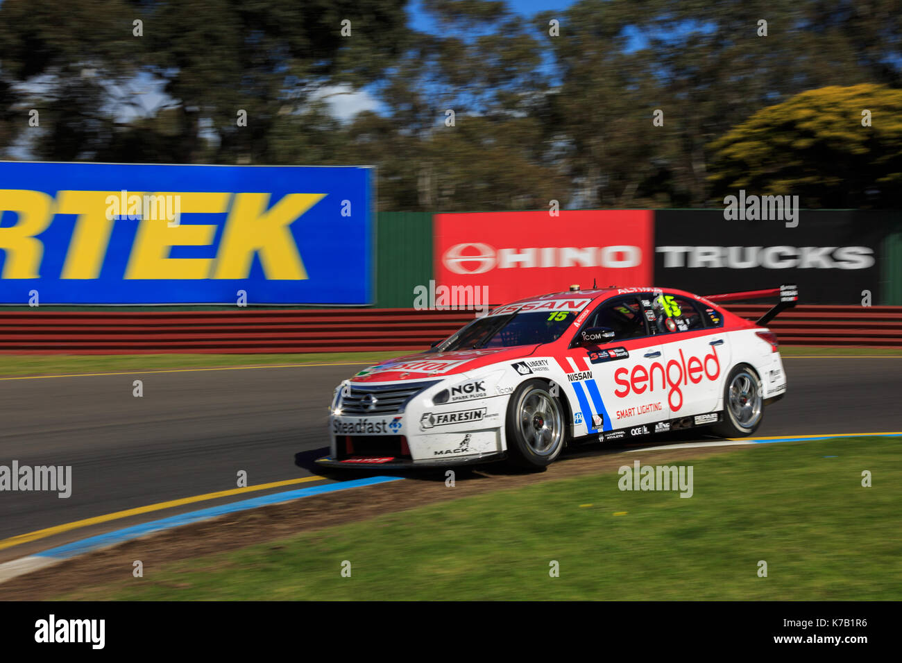 MELBOURNE, AUSTRALIA - 16 SEPTEMBER: Rick Kelly 15 driving for Nissan ...