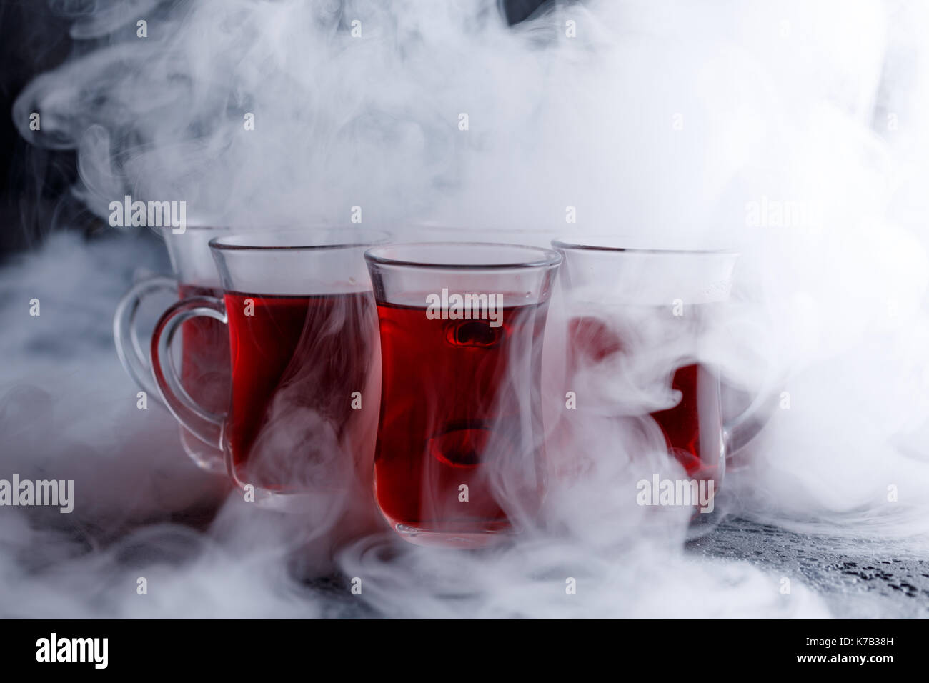 Steam Dry Ice Drink