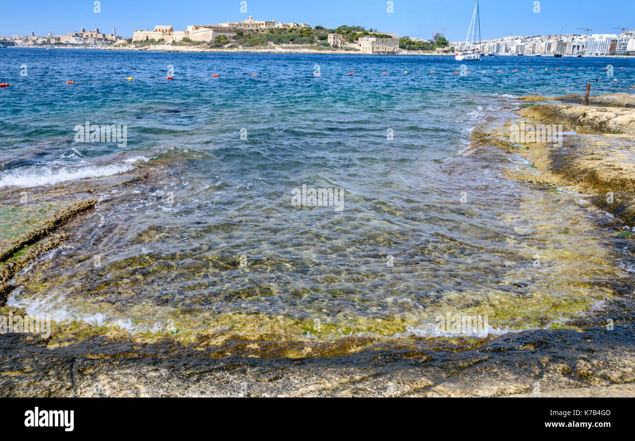 Tigne Point Beach Stock Photo - Alamy