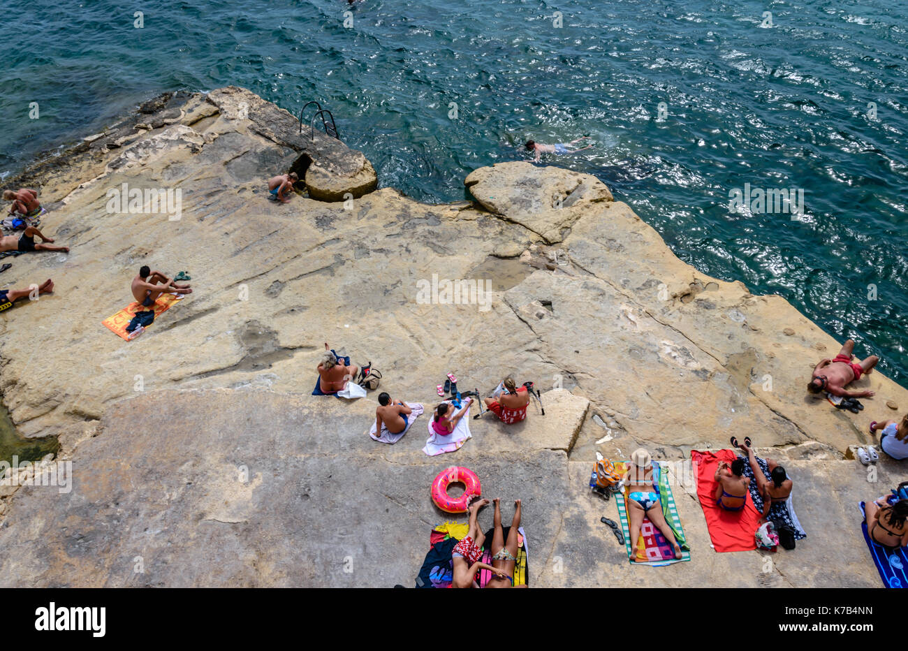 Tigne Point Beach Stock Photo - Alamy