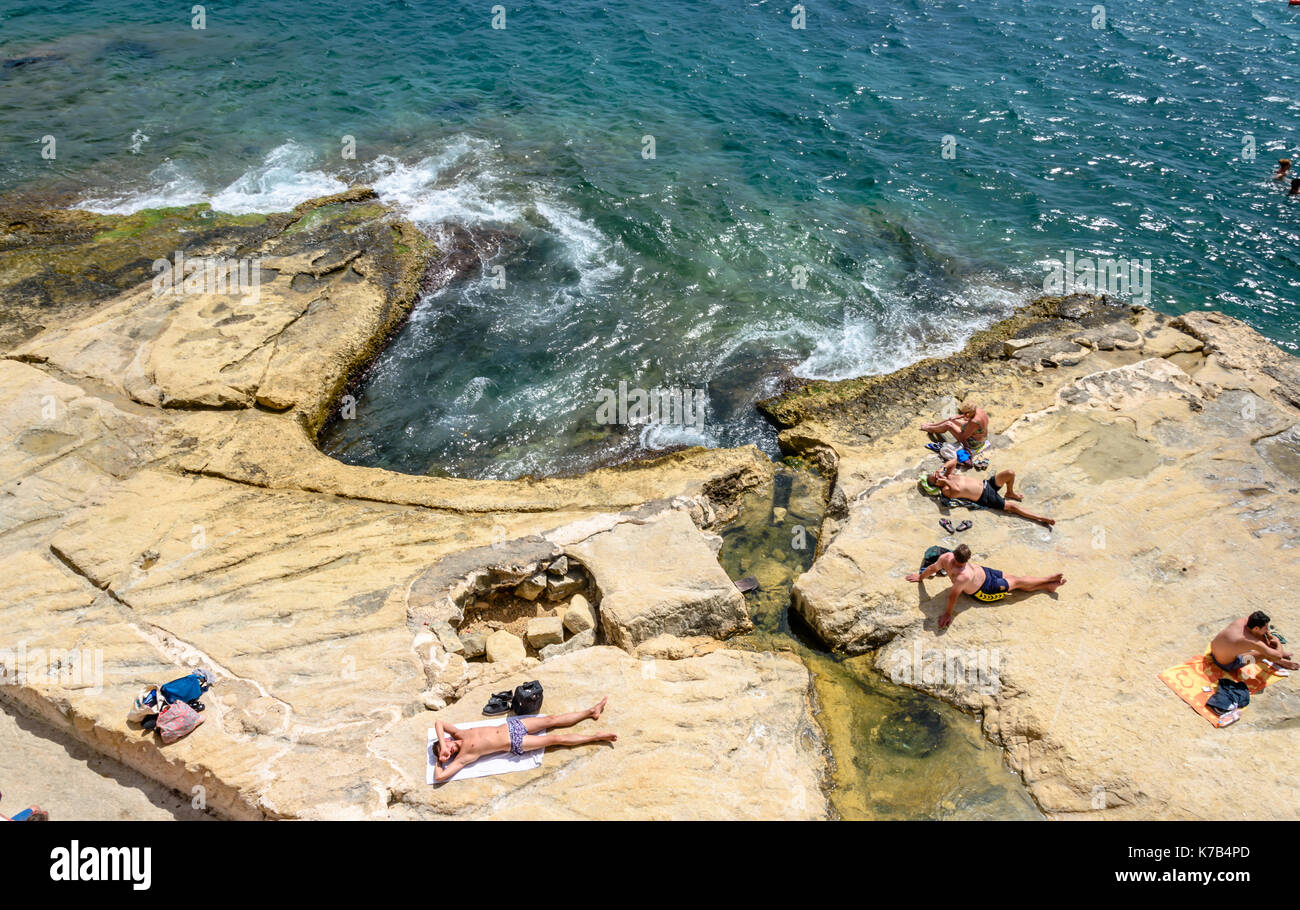 Tigne Point Beach Stock Photo - Alamy