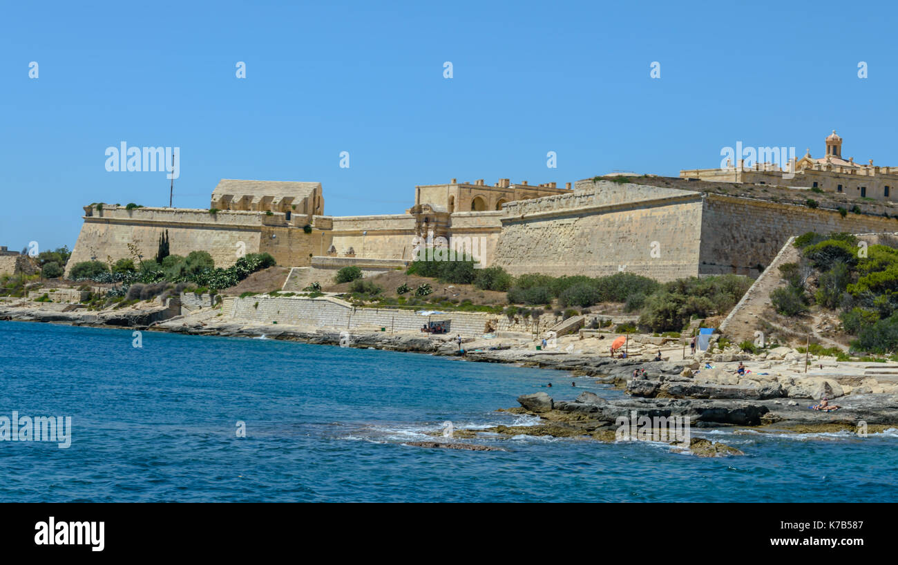 Fort and marsamxett harbour hi-res stock photography and images - Alamy