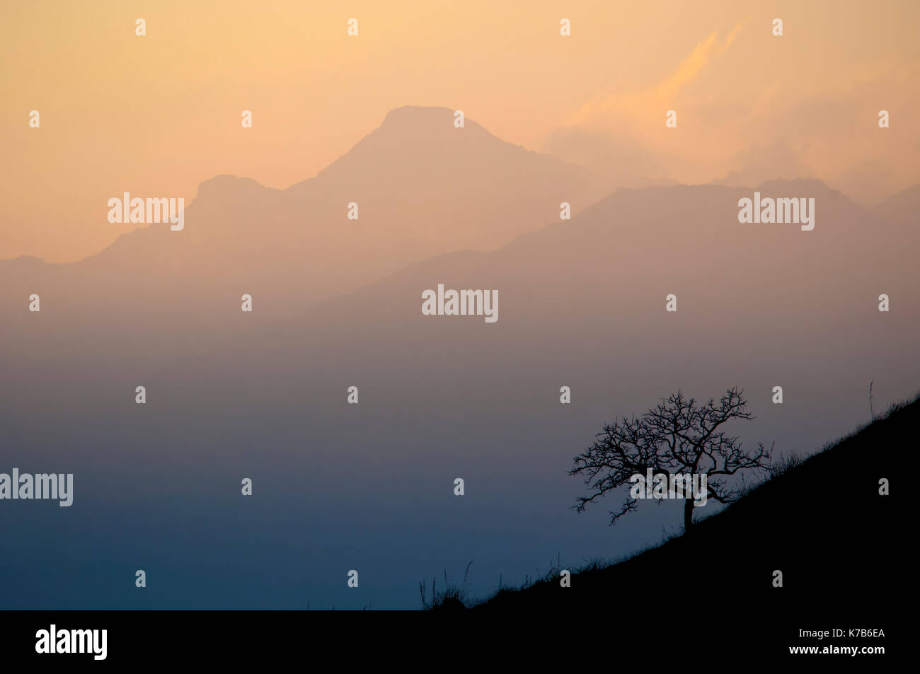 Earth Sky Magical Light Stock Photo - Alamy