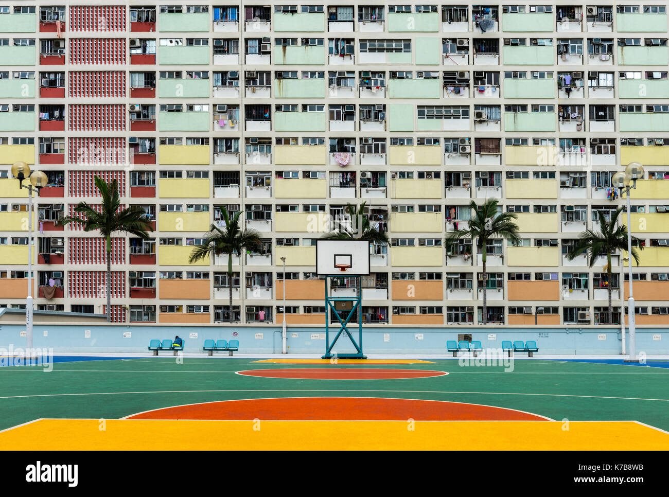 Choi Hung Estate, one of the oldest public housing estates in Hong Kong ...