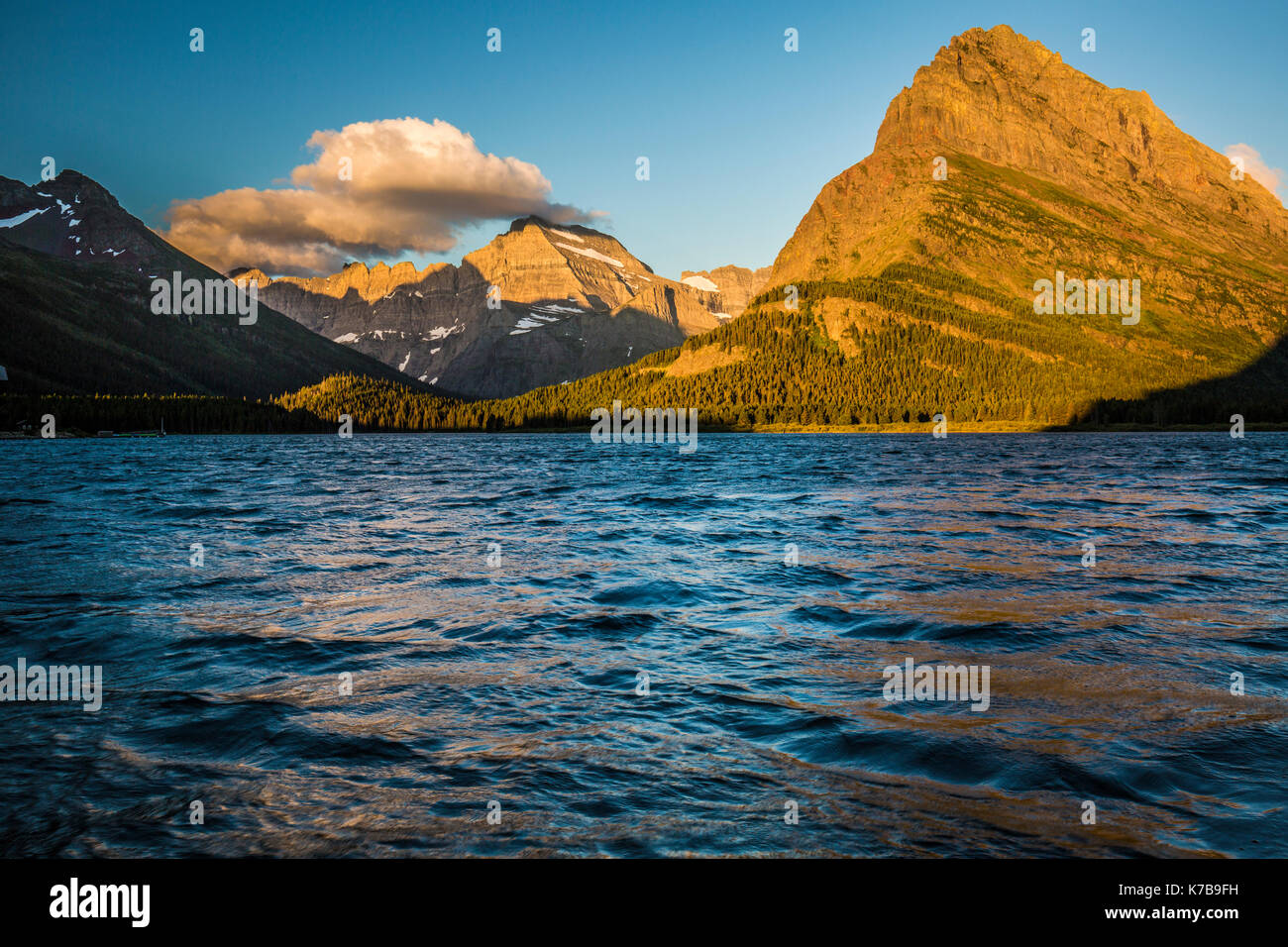 Mount grinnell reflection Many glacier glacier national park sunirse ...