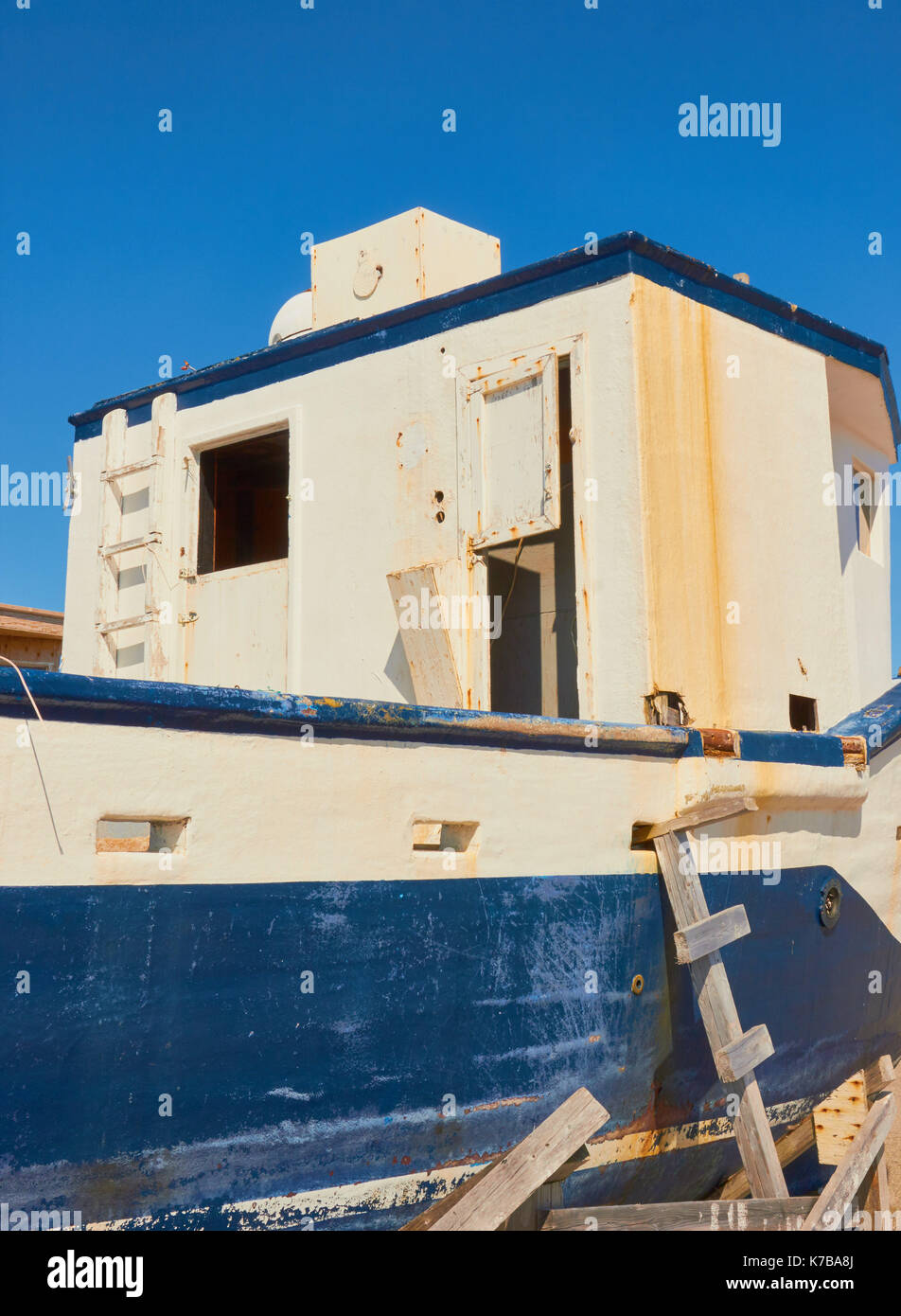 Abandoned rusting fishing trawler, Newfoundland, Canada Stock Photo - Alamy