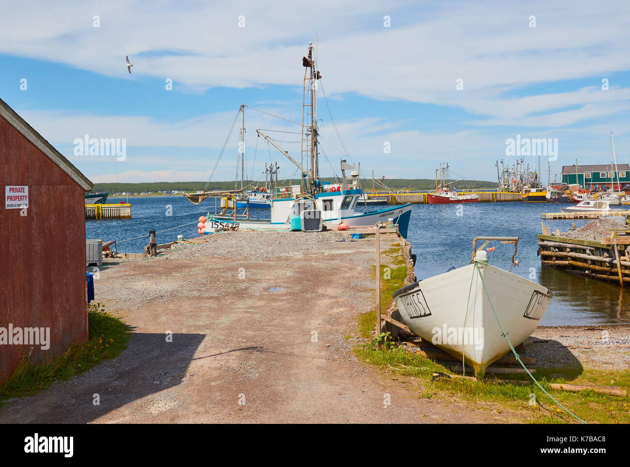 Newfoundland fishing boats hi-res stock photography and images - Alamy