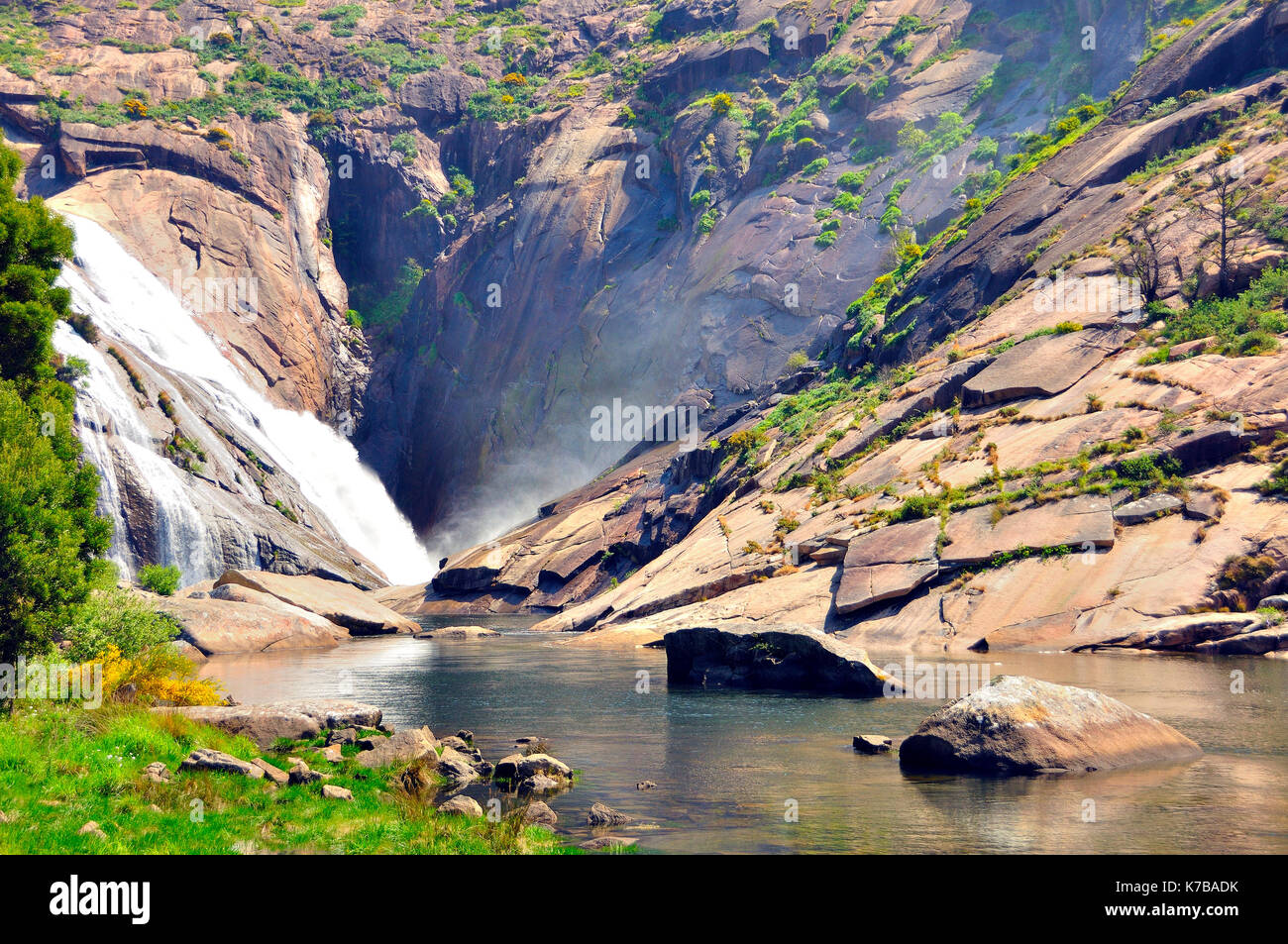 Waterfall of ezaro, or waterfall of xallas is a waterfall of the river ...