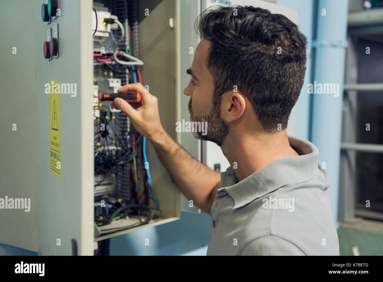 Electrical control cabinet hi-res stock photography and images - Alamy